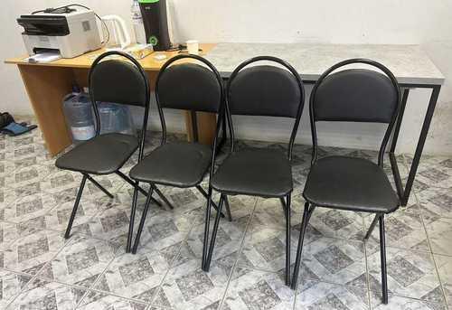 Офисные стулья 4 шт и мягкий стул бу