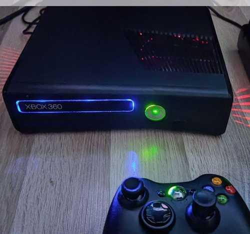 Xbox 360 slim Freeboot kinect подсветка