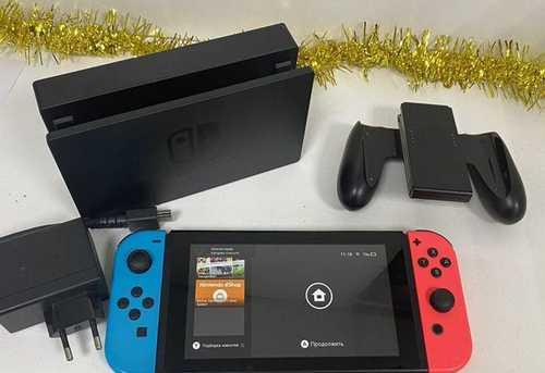 Игровая консоль Nintendo Switch красный, синий(300