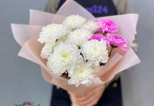 Хризантема букеты цветы от Flowers124