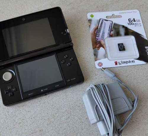 Nintendo 3DS 64gb black 120игр