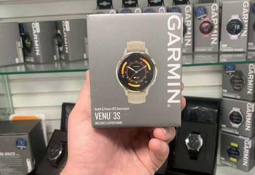 Garmin Venu 3s leather band SMART gps