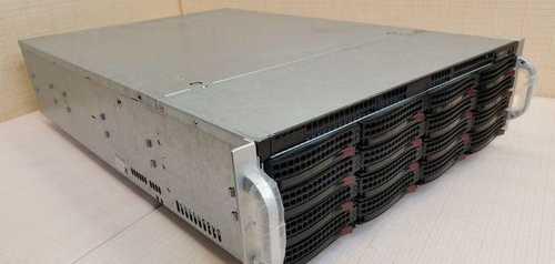 Корпус sc836tq-R800B 3U/sas836tq/16HDD/2x800W