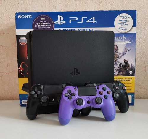 Sony Ps4 Slim  30 игр  3 джойстика