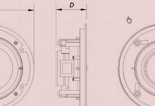 Акустическая система потолочная DAS Audio deco-6-T