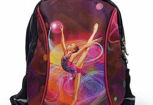 Рюкзак для гимнастики, черный/розовый 216 М- 032