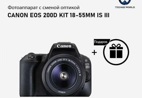 Canon Eos 200d kit 18-55mm is iii (Гарантия)