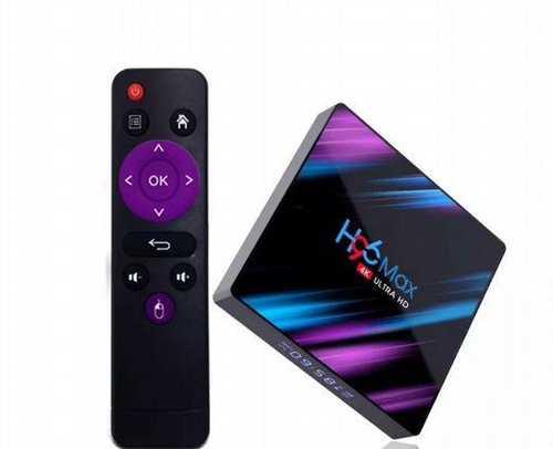 Smart tv приставка H96 MAX Android 11 4+32 Гб