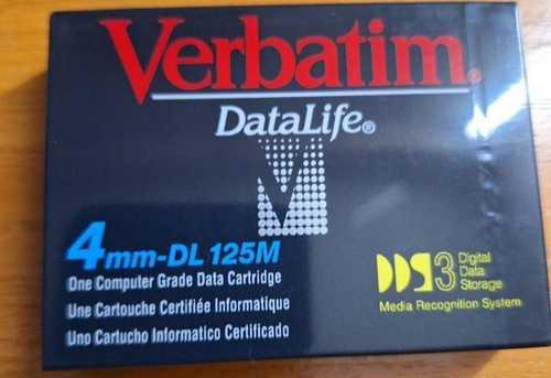 Картридж Verbatim 4mm-DL 125M