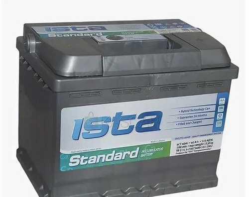 Аккумулятор ista Standard 6ст- 60 (п.п.) д242ш175в