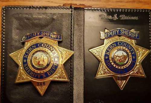 Полицейские жетоны (значки) Шерифа США. Оригиналы