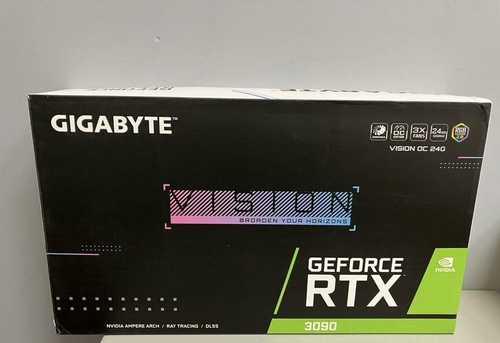 Новая gigabyte GeForce RTX 3090 vision 24GB gddr6X