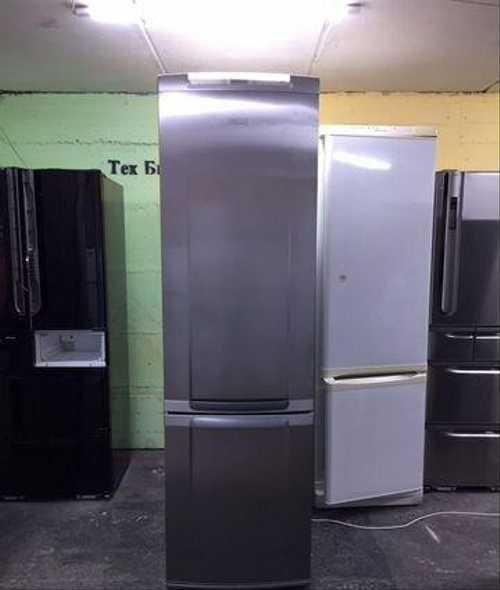 Холодильник металлик Electrolux бу