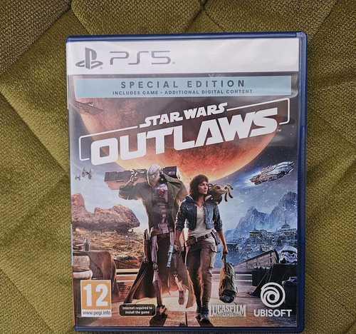 Star Wars outlaws ps5 диск