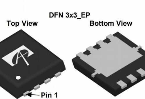 Микросхема aonr21307 P-Channel MOSFET 30V 24A DFN