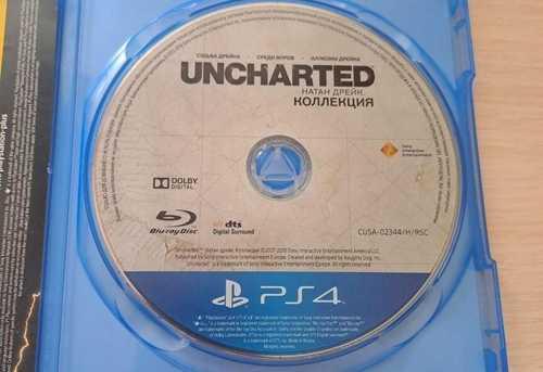 Uncharted The Nathan Drake Collection диск ps4