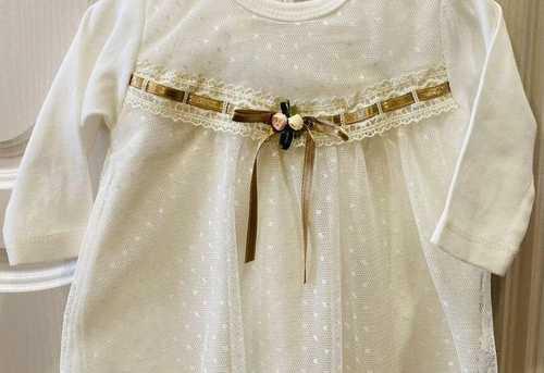 Детское нарядное платье со штанишками