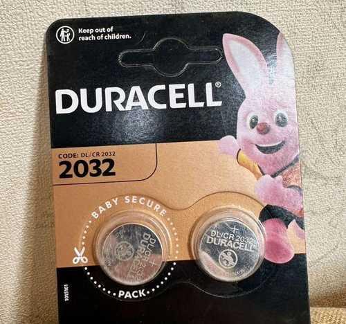 Батарейка Duracell таблетки 2032