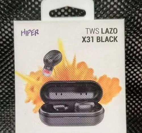 Наушники hiper TWS Lazo X31 Black