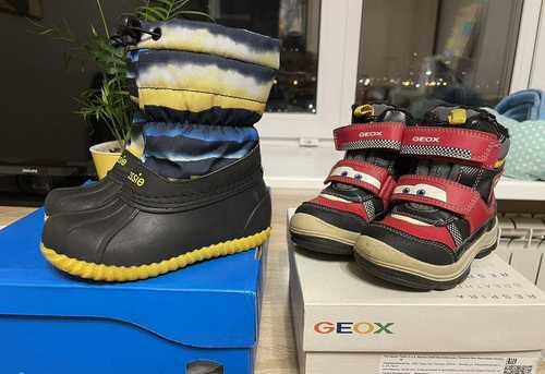 Сапоги зимние geox lassie 26-27