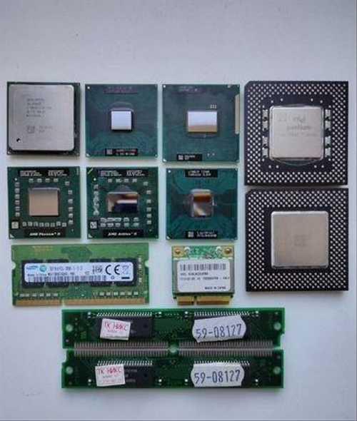 Процессоры Intel,AMD(старые)