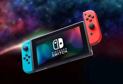 Прокат Nintendo switch чипованный 200 игр