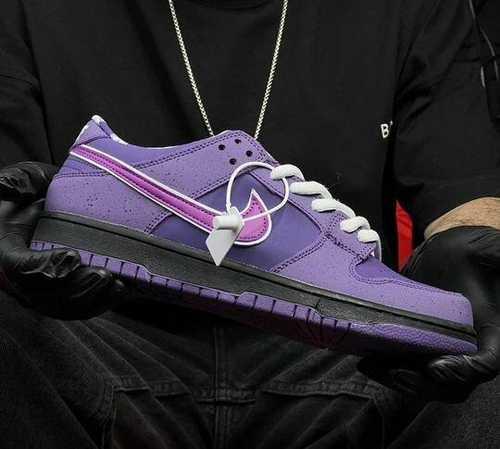 Кроссовки Nike sb Dunk low purple lobster