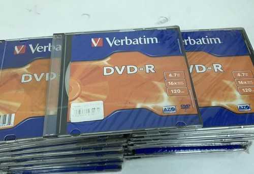 Диск DVD-R Verbatim 4.7Gb 16x Slim case