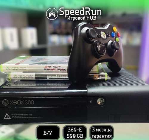 Xbox 360-E 500 gb   GTA5 и NFS Rivals