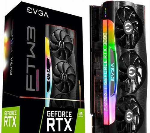 Видеокарта evga RTX 3090 FTW3 ultra gaming 24G