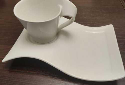 Villeroy boch new wave чашка с блюдцем