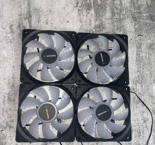 Вентиляторы deepcool rf120fs за 4 штуки