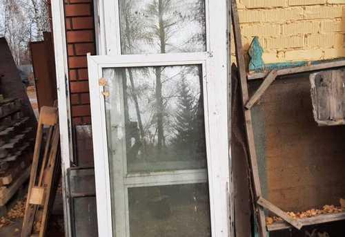 Пластиковые окна и двери пвх бу