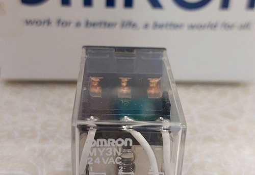 Реле MY3N24AC, MY2N 24AC(S), Omron колодки