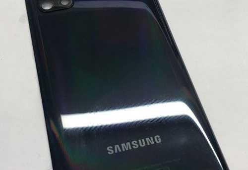 Задняя крышка Samsung a31 original (темно синий)