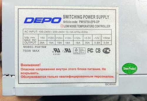 Блок питания Depo 750W