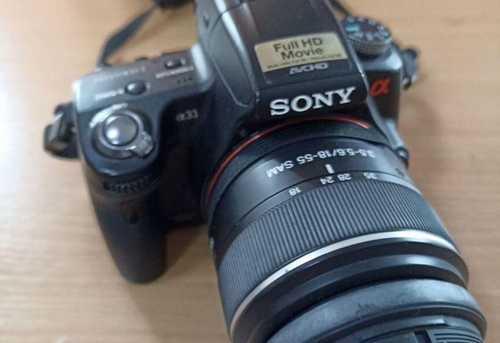 Цифровой фотоаппарат sony альфа33