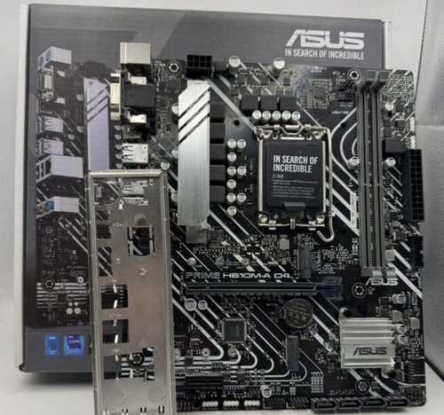 Материснкая плата asus prime h610m-a d4