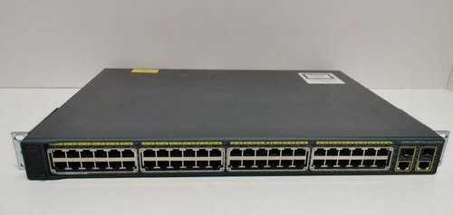 Коммутатор Cisco WS-2960+48PST-S