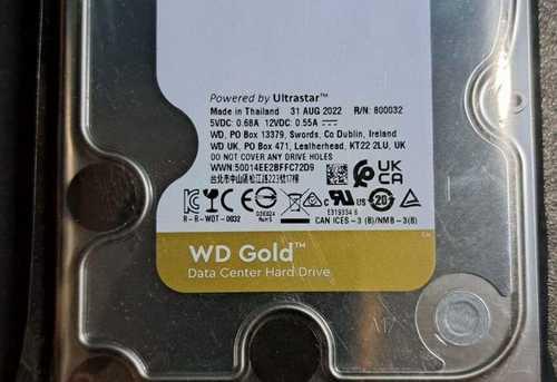 WD Gold WD1005fbyz, 1тб, HDD, SATA,3.5"