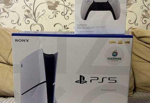 Sony PlayStation 5 Slim + второй геймпад (новое)