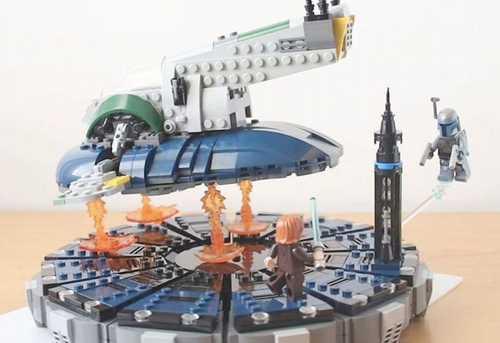 Lego Star Wars Slave 1 Jango Fett diorama MOC