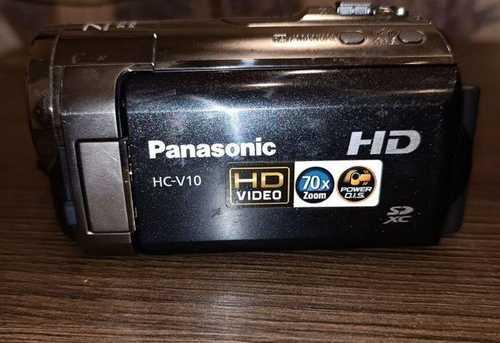 Видеокамера panasonic hc v10