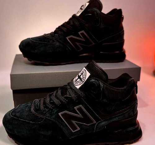 Кроссовки New Balance 574 Stone Island зимние