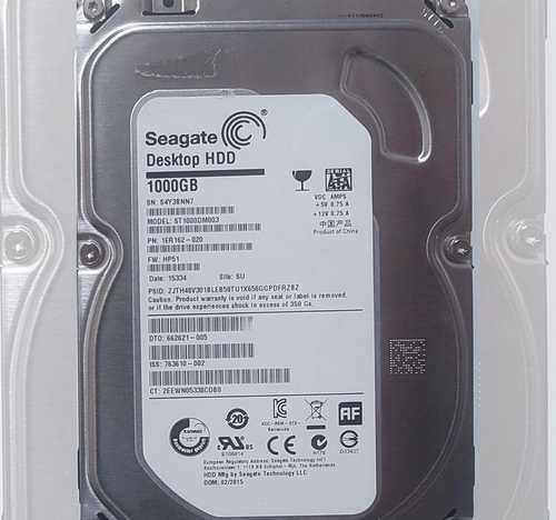 Жёсткие диски HDD Seagate 1tb 3.5"