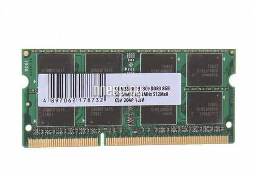 Qumo DDR3 SO-dimm 1333MHz PC-10660 CL9 - 8Gb Q