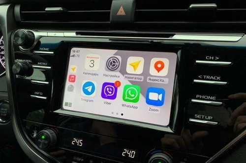 Camry 70 CarPlay Android Auto c JBL и без