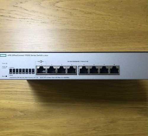 Коммутатор HPE OfficeConnect 1920S 8G (JL380A)