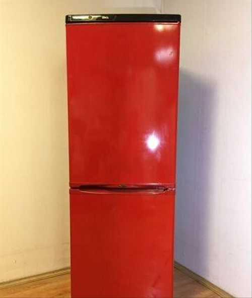 Красный холодильник Stinol 170 см