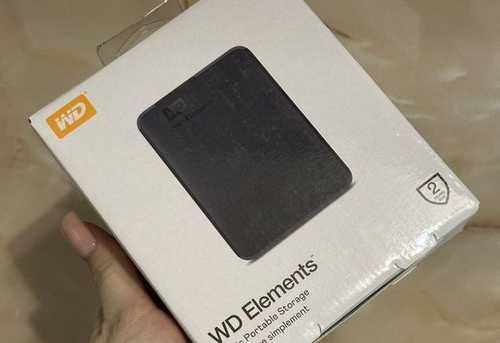 Внешний HDD WD 1Tb Elements Portable